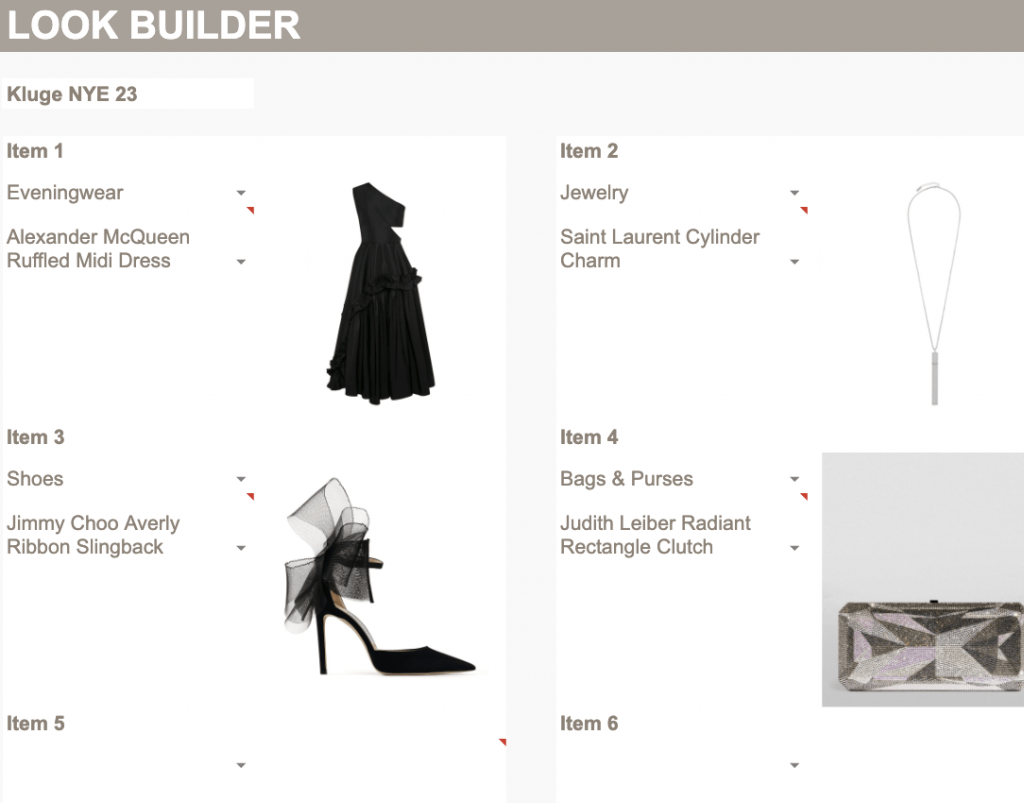 Virtual Closet Template - Estate Management Network