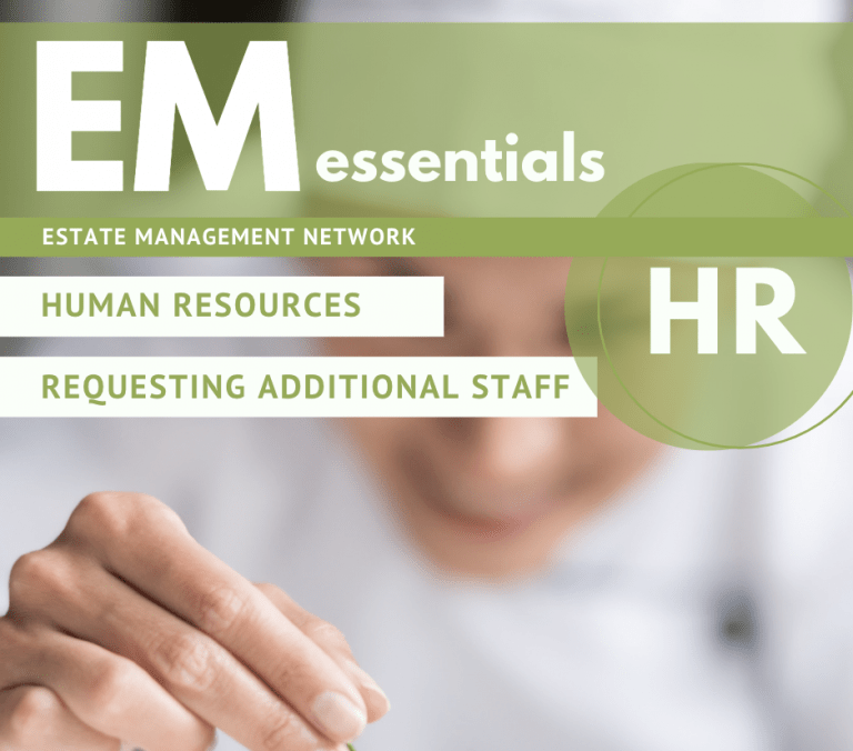 Guide to Requesting Additional Staff - Estate Management Network