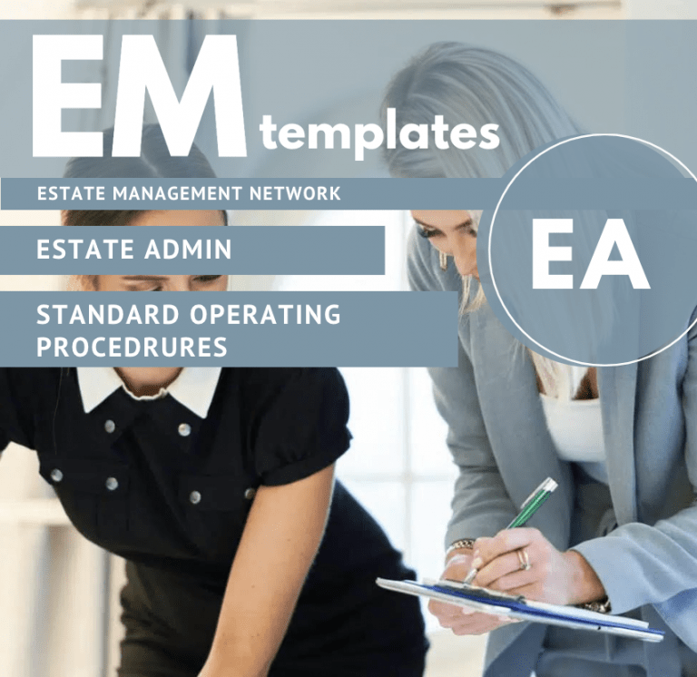 Standard Operating Procedures Template - Estate Management Network